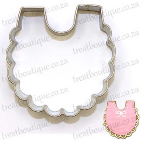 COOKIE CUTTER BABY BIB 7X7CM