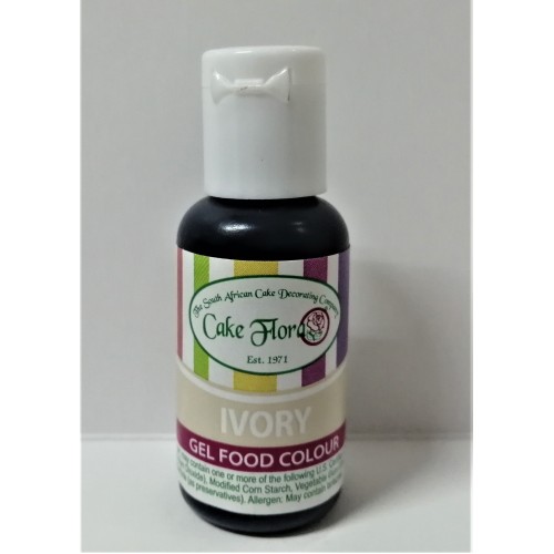 GEL FOOD COL IVORY 21G