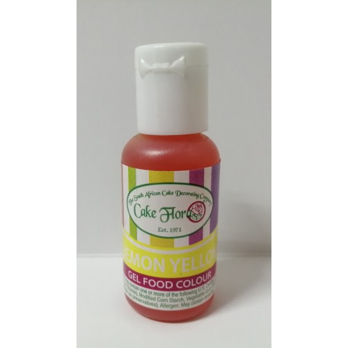 GEL FOOD COL LEMON YELLOW 21G