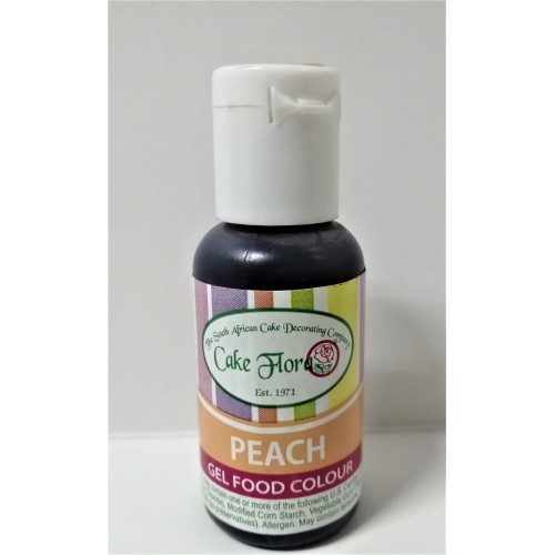 GEL FOOD COL PEACH 21G
