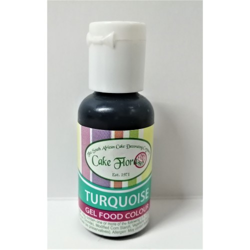 GEL FOOD COL TURQOISE 21G