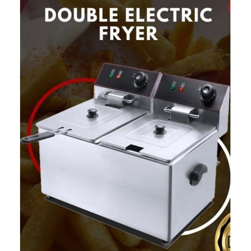 ELEC CHIP FRYER DOUBLE 2x5L